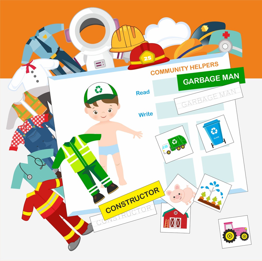 Community Helpers. Occupation Printable. Preschool Printable ...