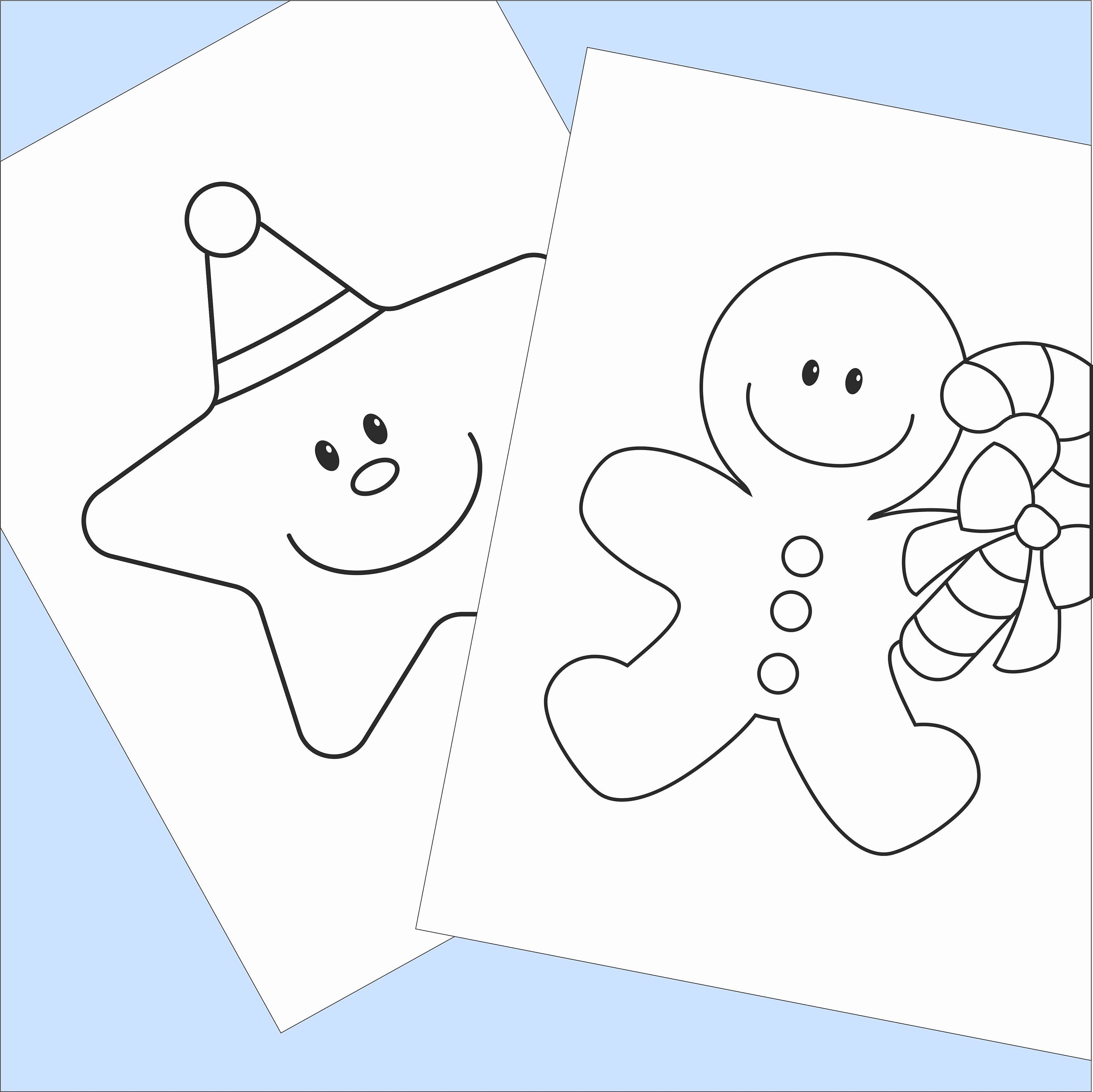 Christmas Coloring Pages for Toddlers, Printable Kids Activity (30 PDF ...