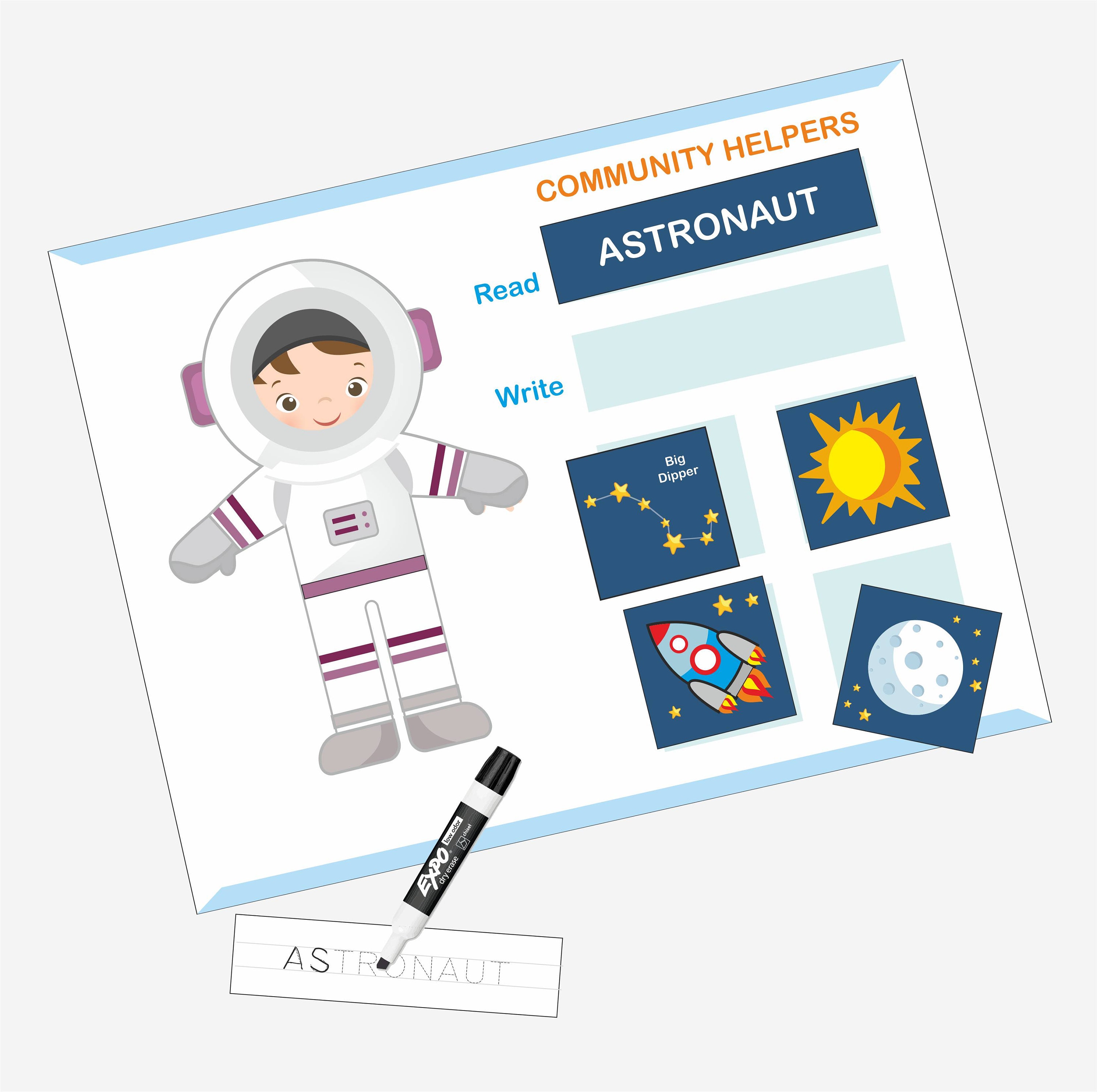 Community Helpers. Occupation Printable. Preschool Printable. - Etsy