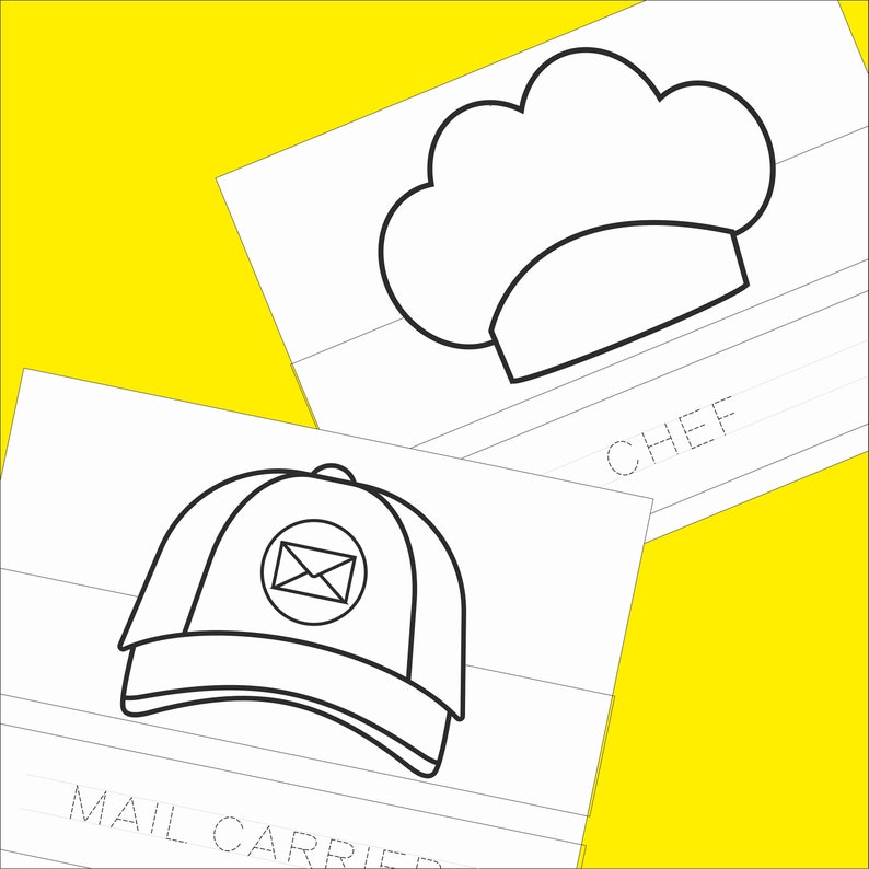 Community Helpers Printable Hats Community Helpers Paper Crowns