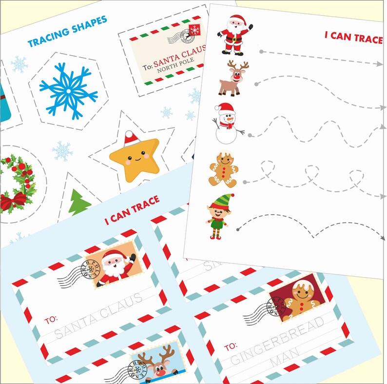 Christmas Toddler Busy Book Printable Learning Binder - Etsy