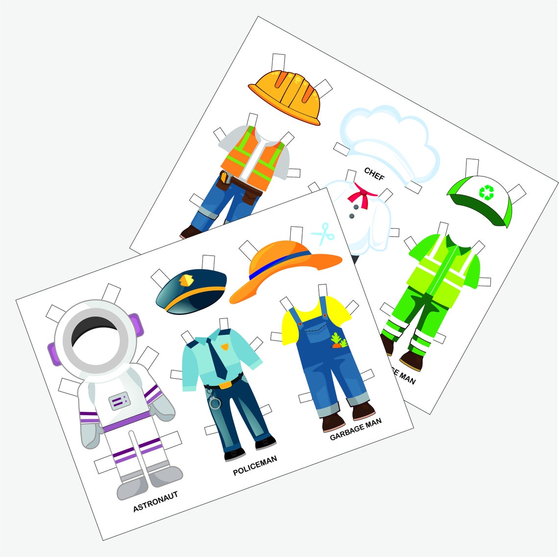 Community Helpers. Occupation Printable. Black History Kids - Etsy