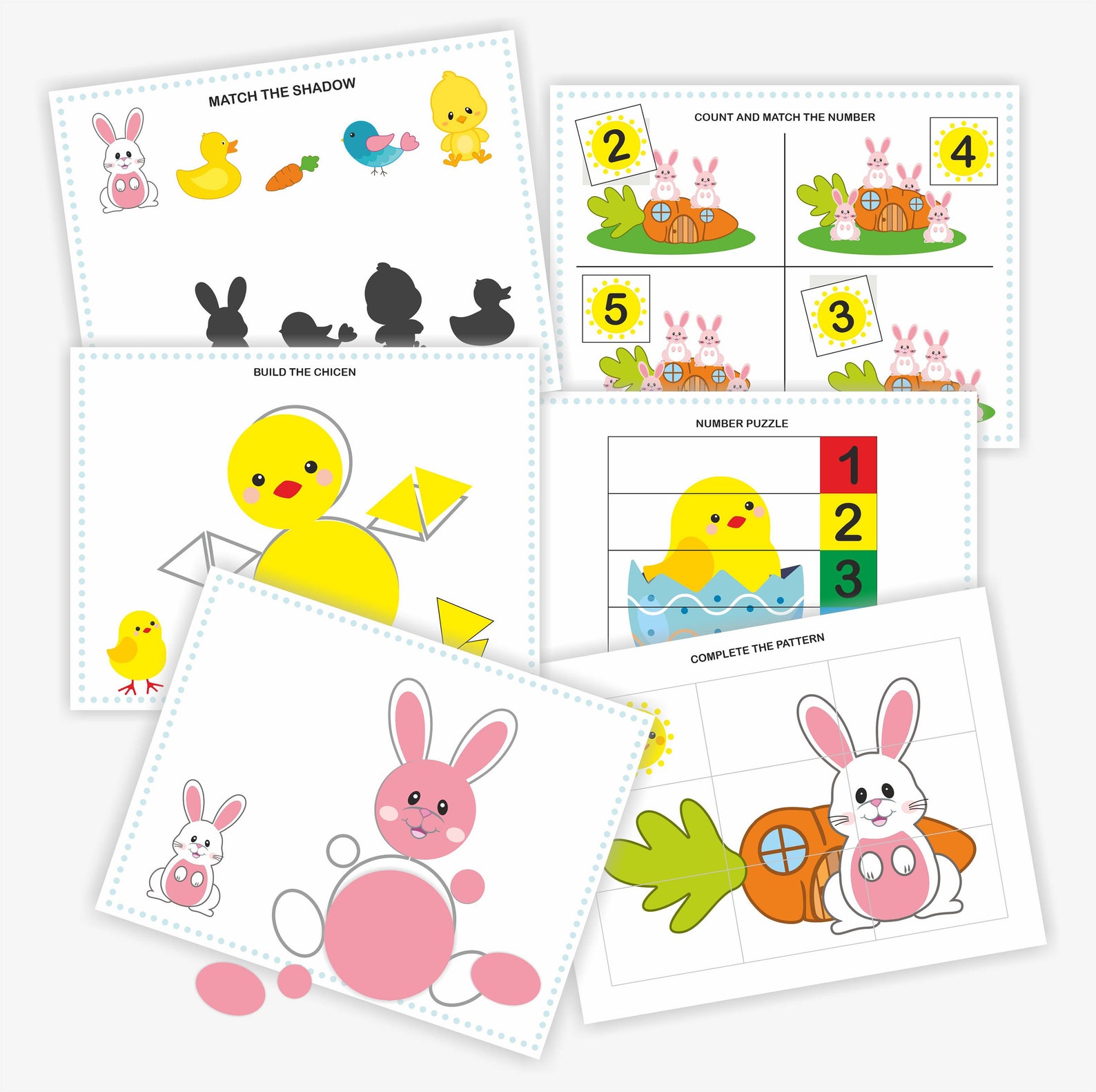 Easter Busy Book for Toddler, Easter Preschool Printable Pack, Toddler ...