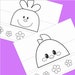 Easter Bunny Ear Egg Printable Paper Crown Hat Craft Easter Party ...
