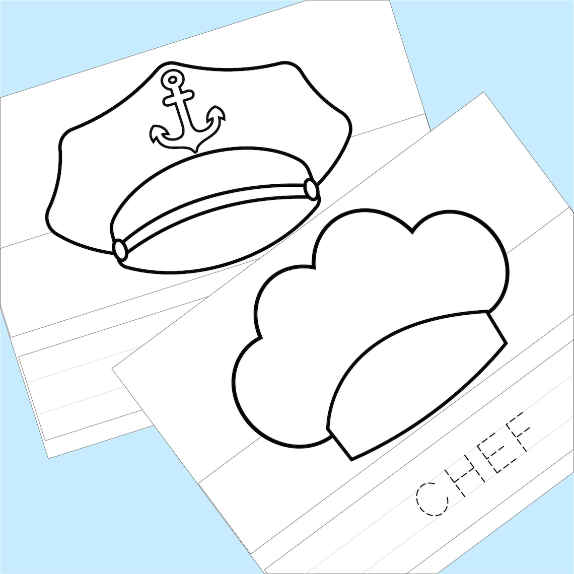 Community Helpers Paper Crowns Community Helpers Printable Hats Paper