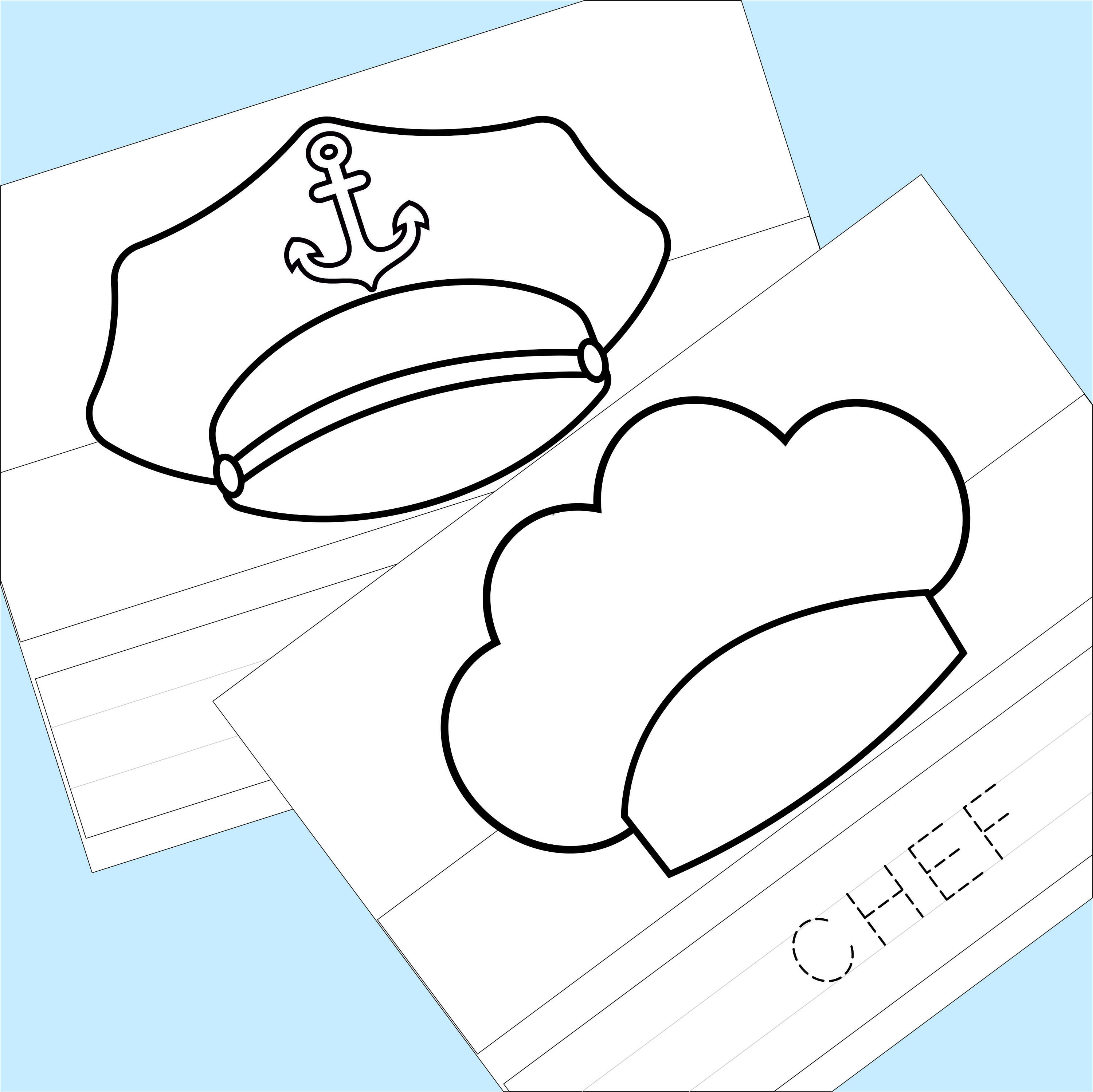 Community Helpers Paper Crowns Community Helpers Printable Hats Paper ...