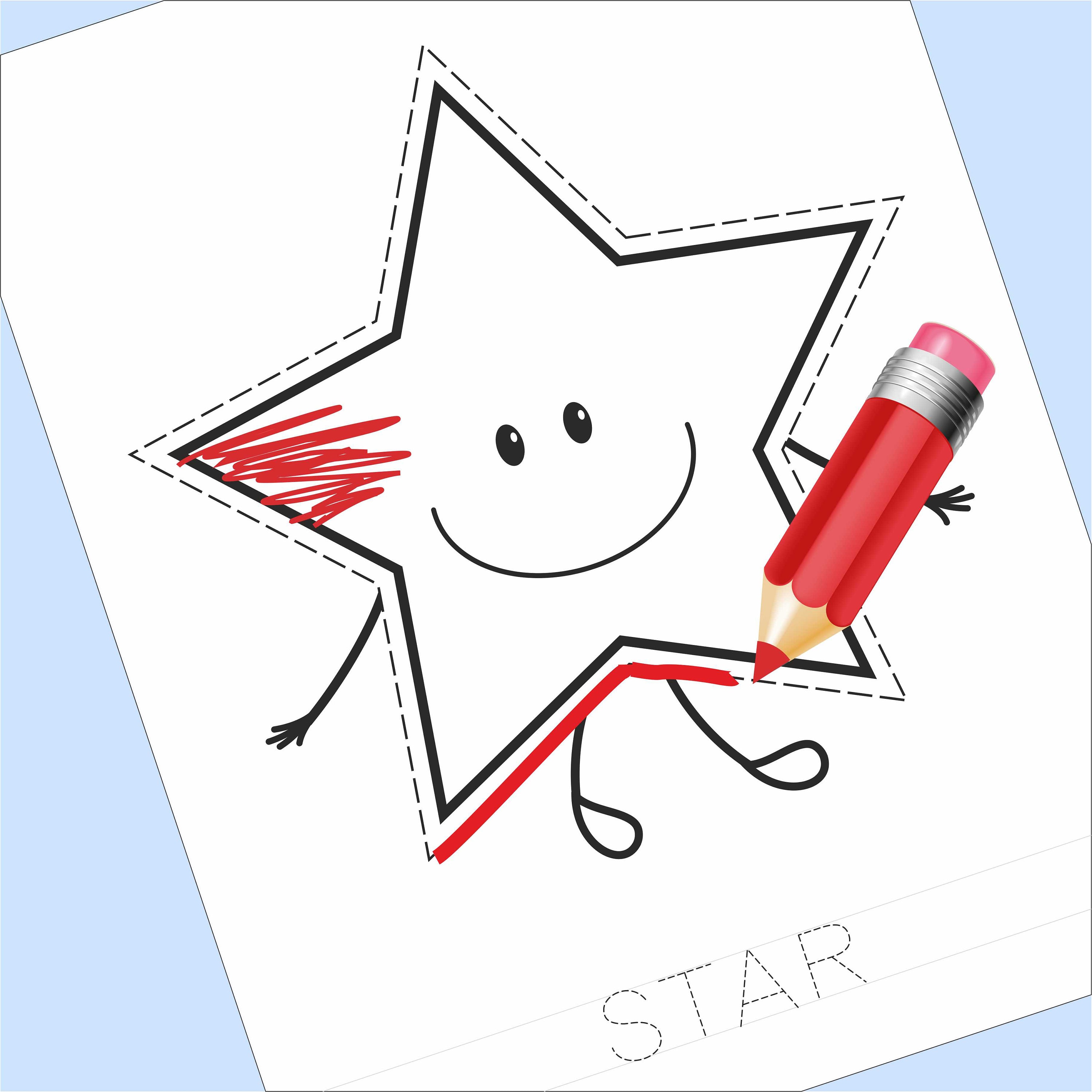 Shapes Tracing & Coloring Pages: Kids Learning Worksheets (PDF Download ...