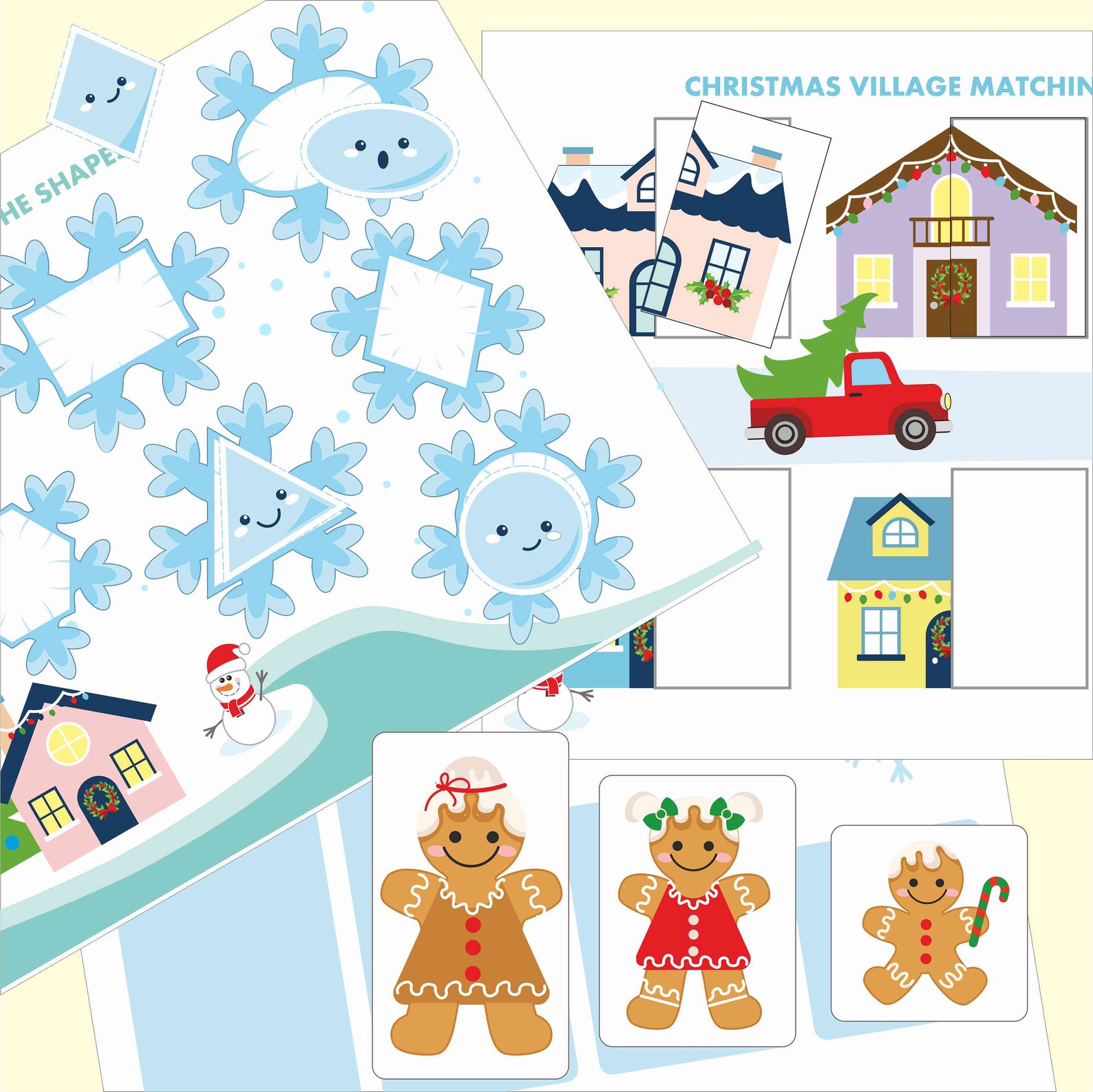 Christmas Toddler Busy Book Printable Learning Binder - Etsy