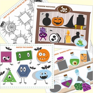 Halloween Busy Book Printable Toddler Binder Toddler Learning Book ...