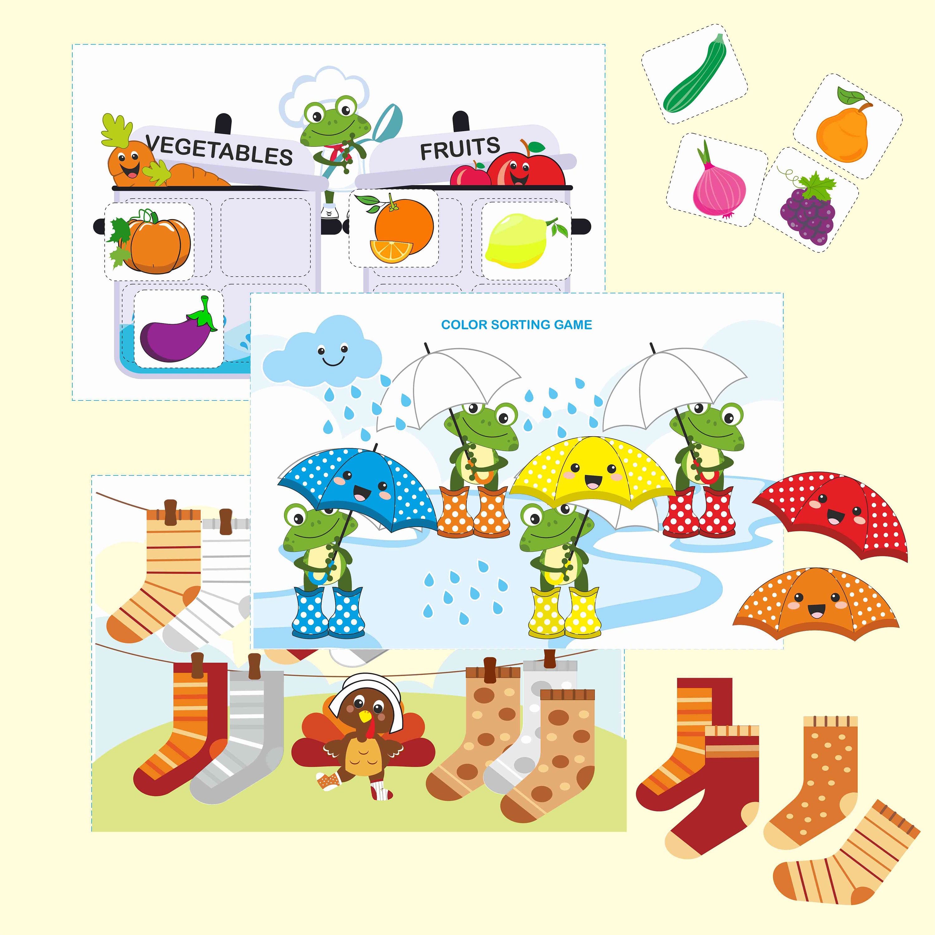 Toddler Mini Busy Book Printable Preschool Learning Binder, Travel Size ...