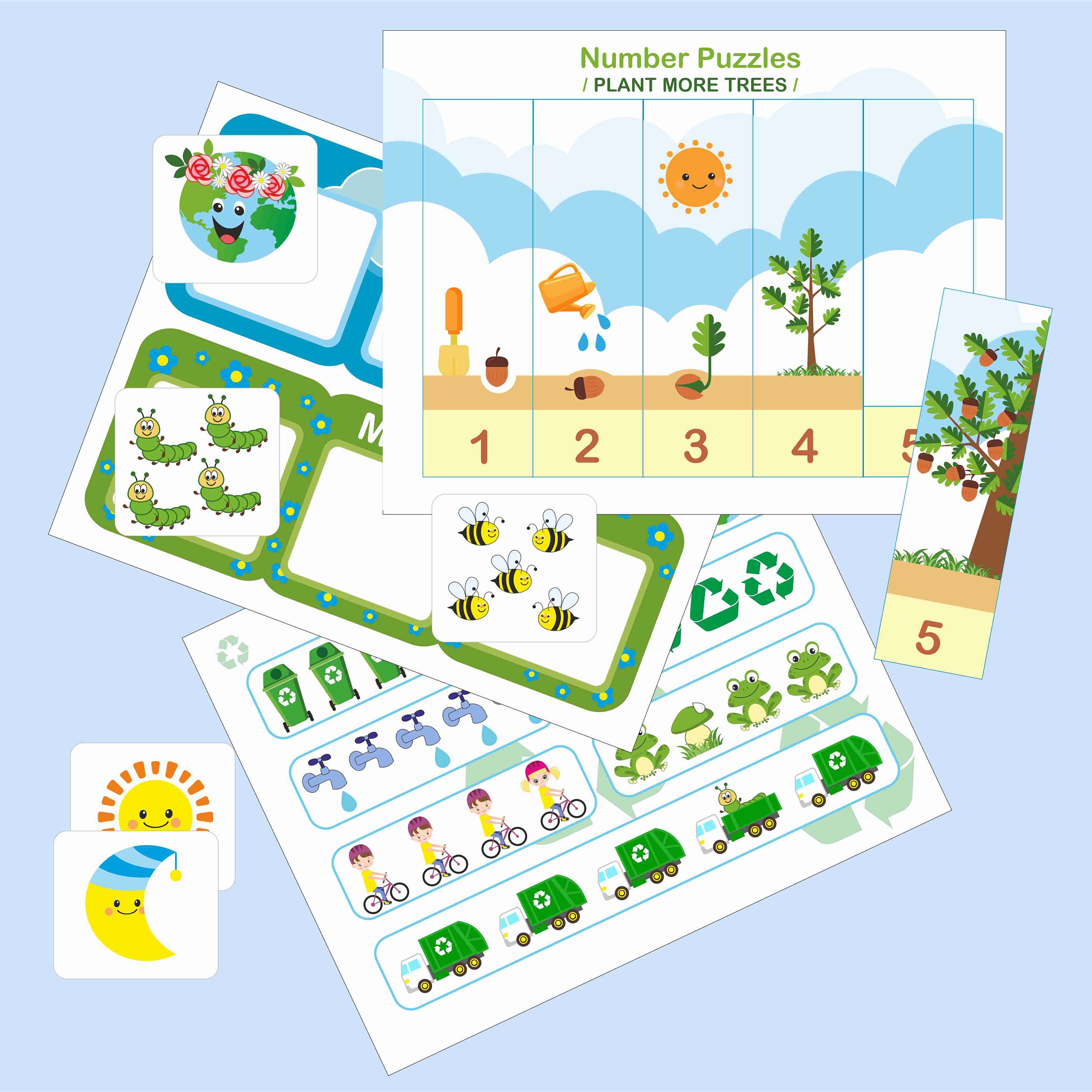 Nature Busy Book Earth Day Busy Book for Toddler Earth Day - Etsy