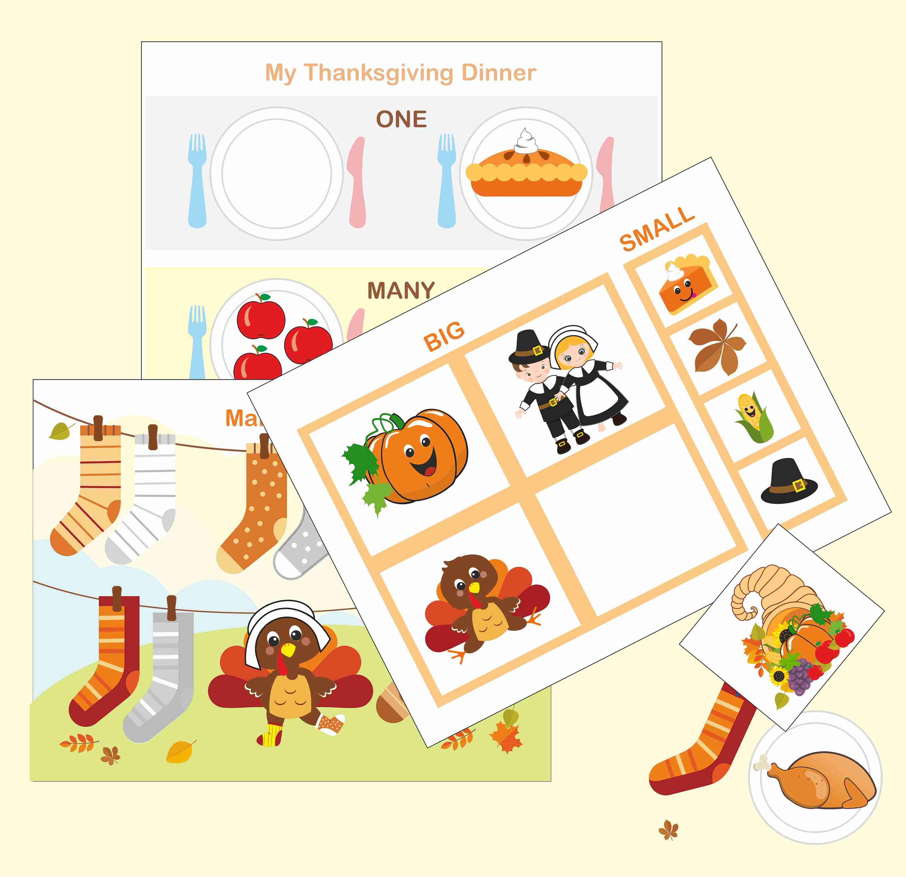 Thanksgiving Busy Book, Turkey Busy Book, Thanksgiving Binder, Fall ...