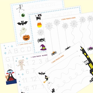 Halloween Busy Book Printable Toddler Binder Toddler Learning Book ...