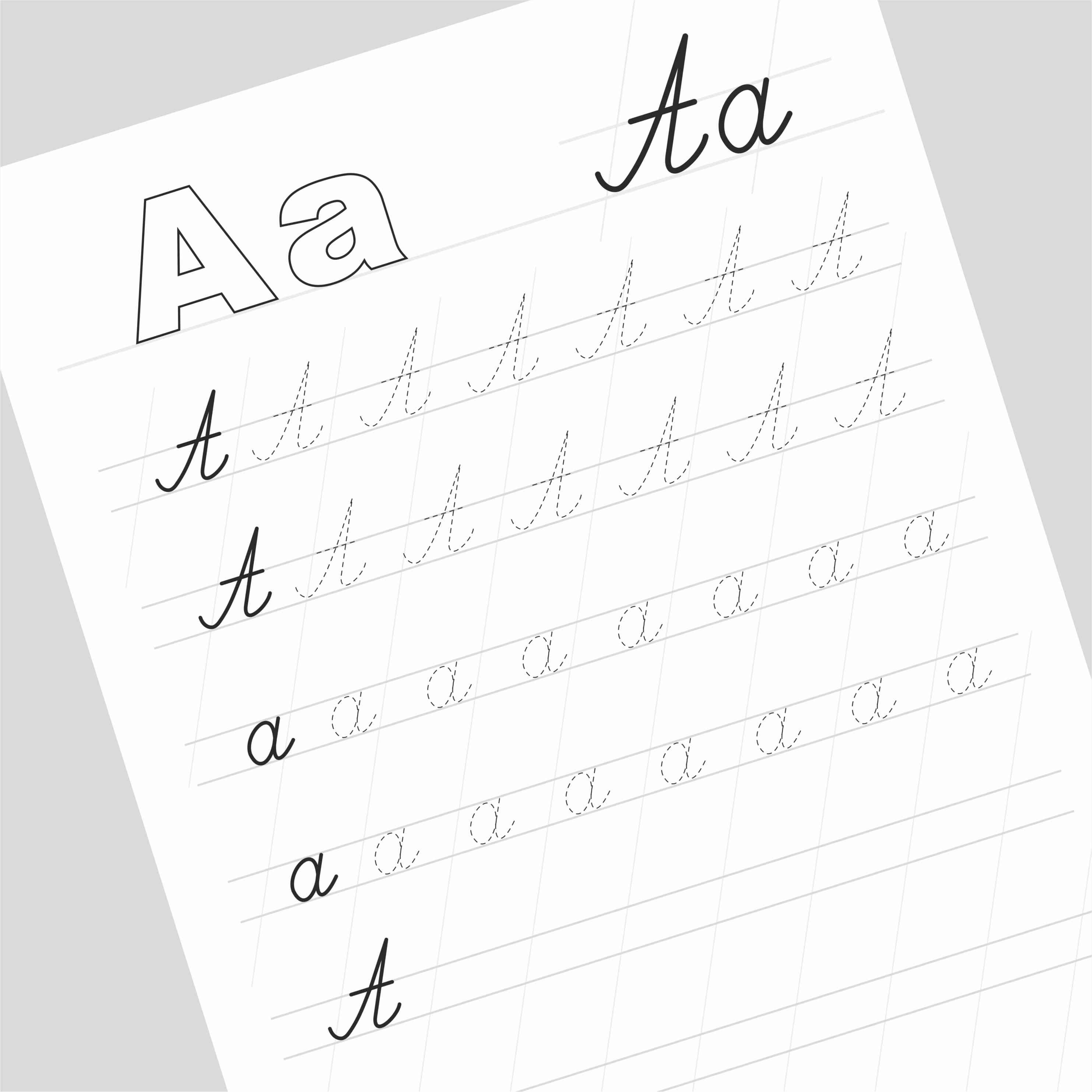 Russian Alphabet Writing, Cyrillic Cursive Handwriting Practice ...