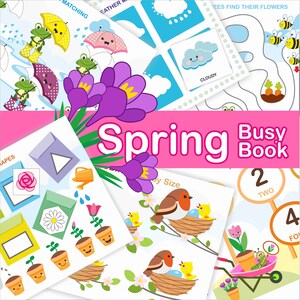 Toddler Busy Book Printable Preschool Learning Binder - Etsy