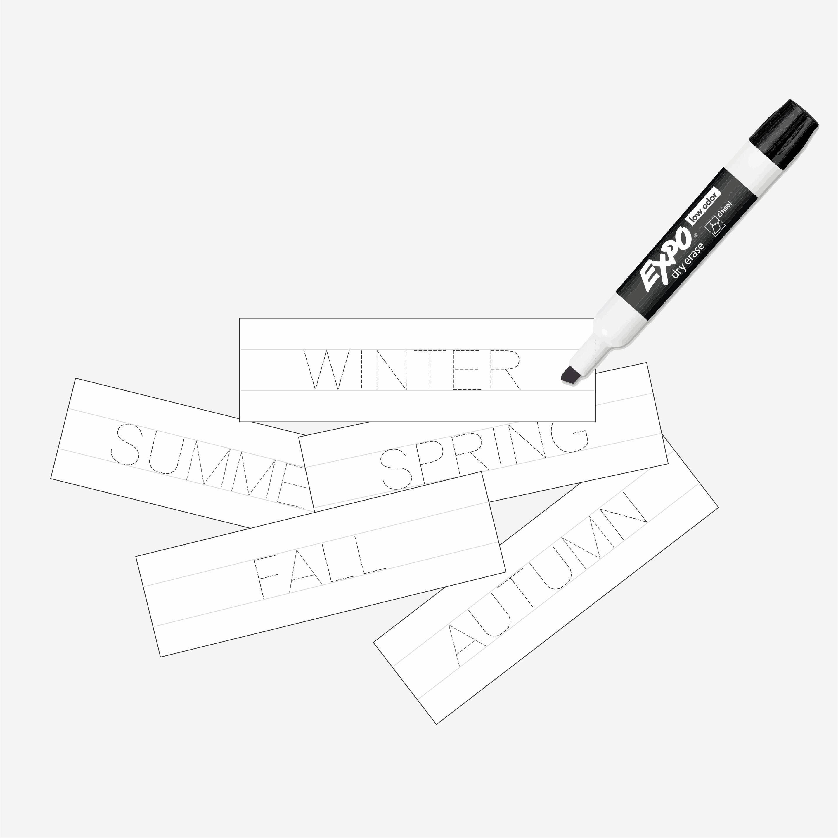 Seasons and Weather Clothing Activity Mats Printable. Four - Etsy