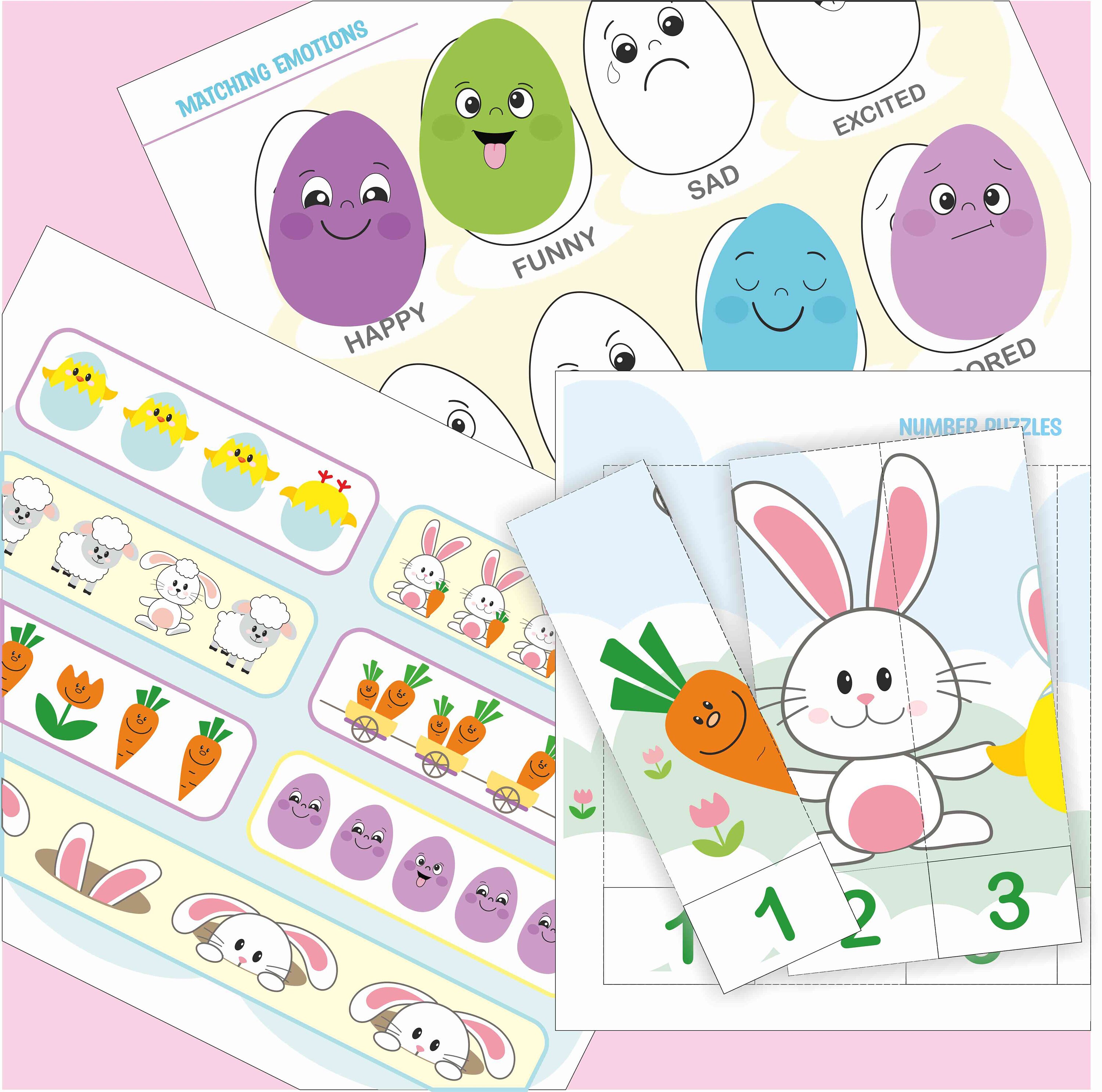 Easter Busy Book, Toddler Busy Book Bundle, Easter Printable Activity ...