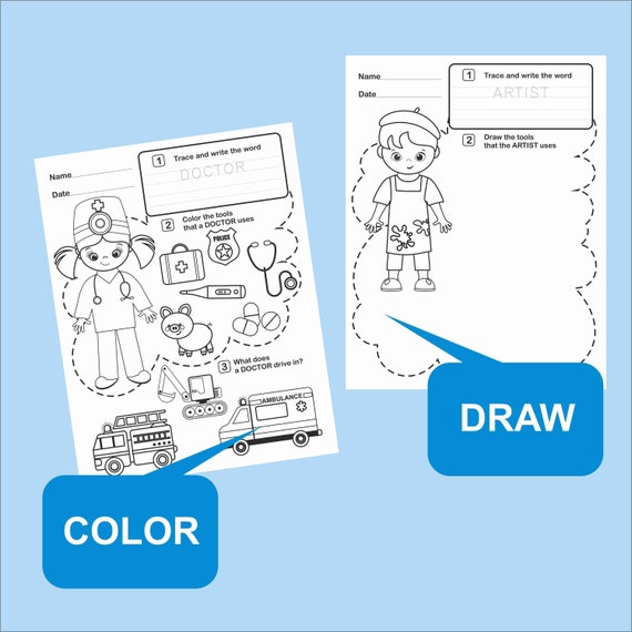 Doctors Tools Coloring Pages