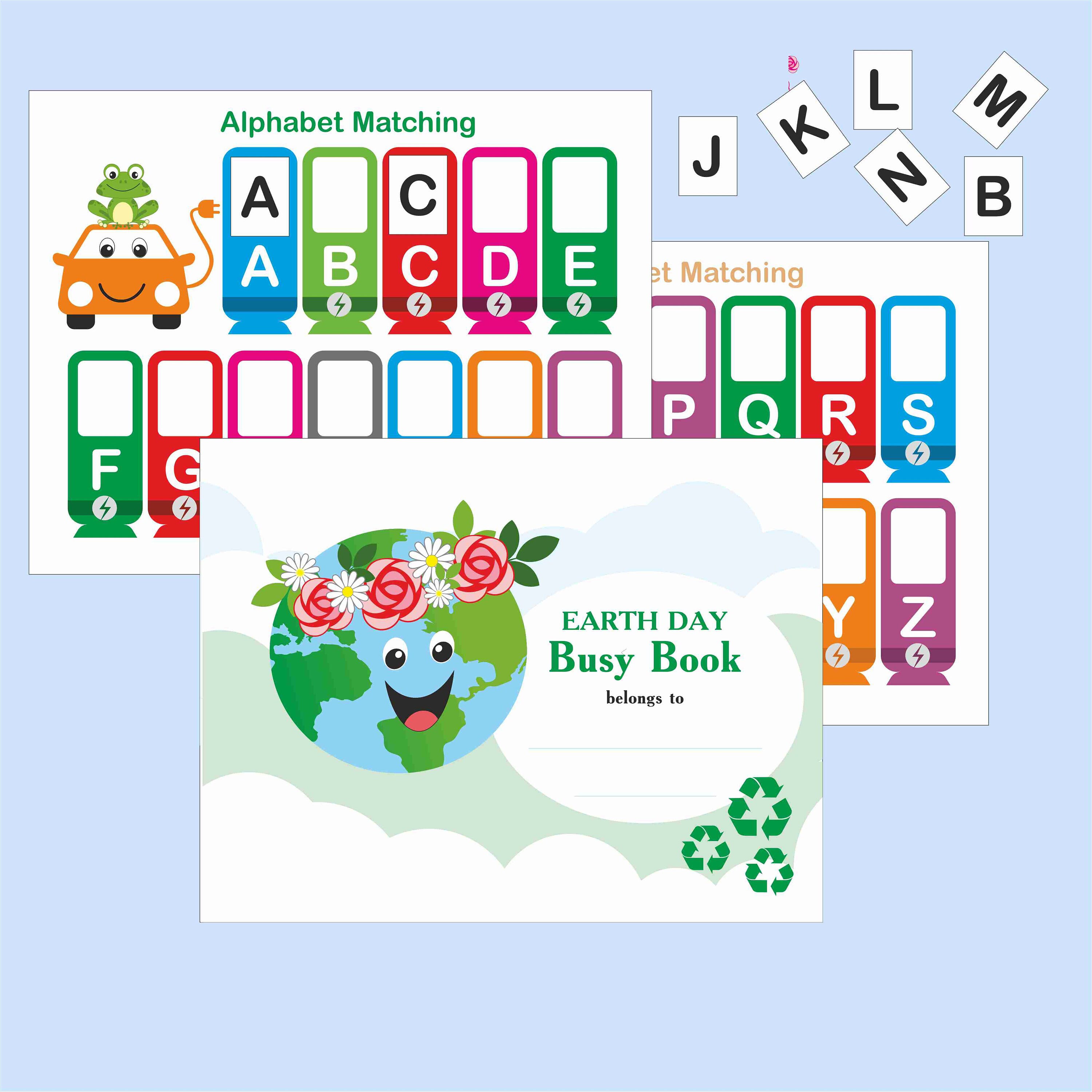 Nature Busy Book Earth Day Busy Book for Toddler Earth Day - Etsy