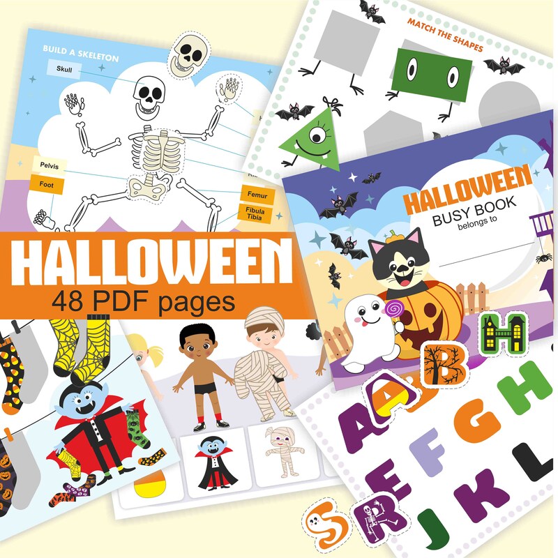 Busy Book Printable - Etsy