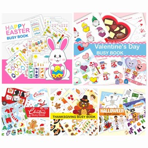 Holidays Busy Book Toddler Busy Book Printable Learning Binder ...