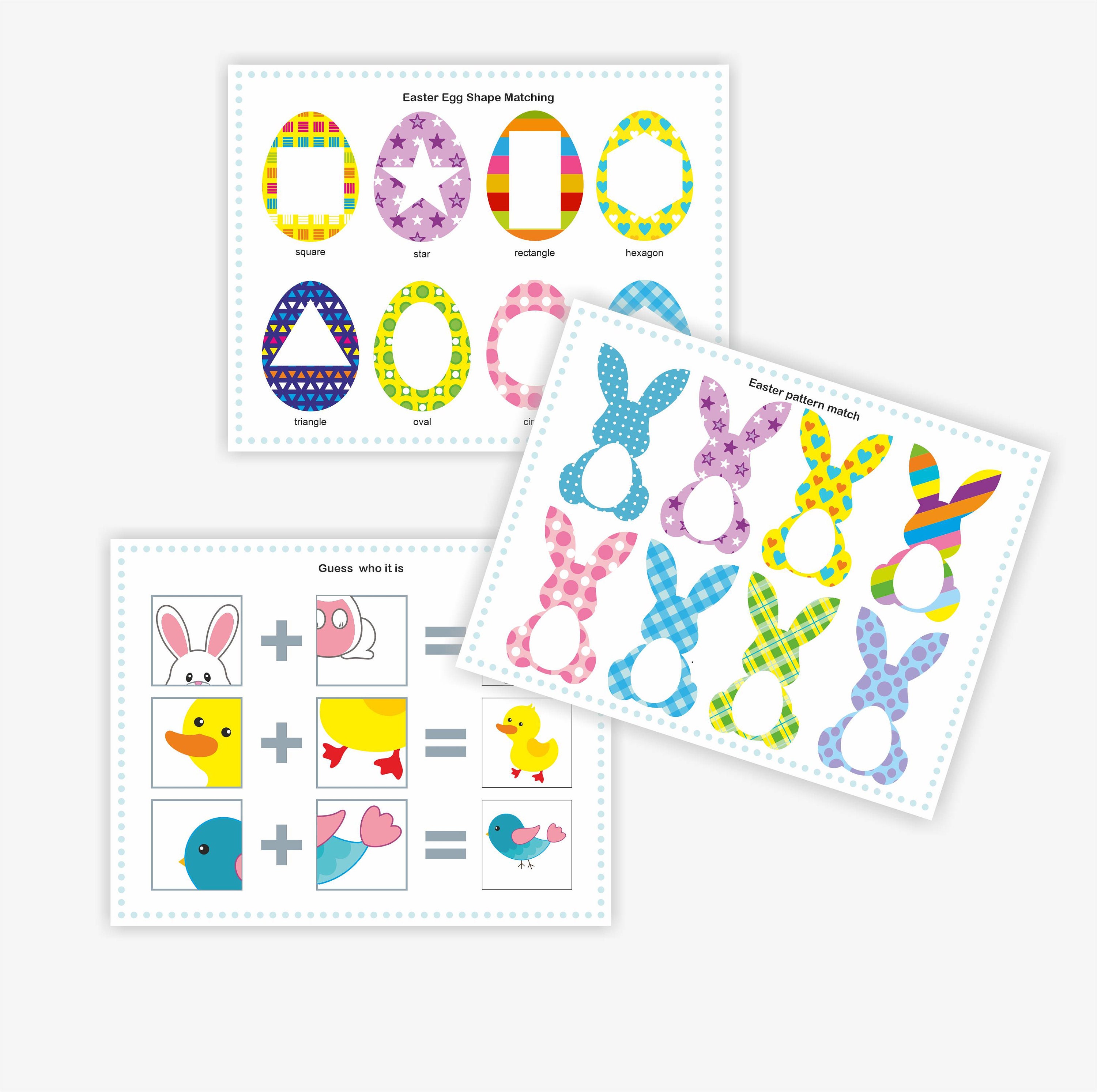 Easter Busy Book for Toddler, Easter Preschool Printable Pack, Toddler ...