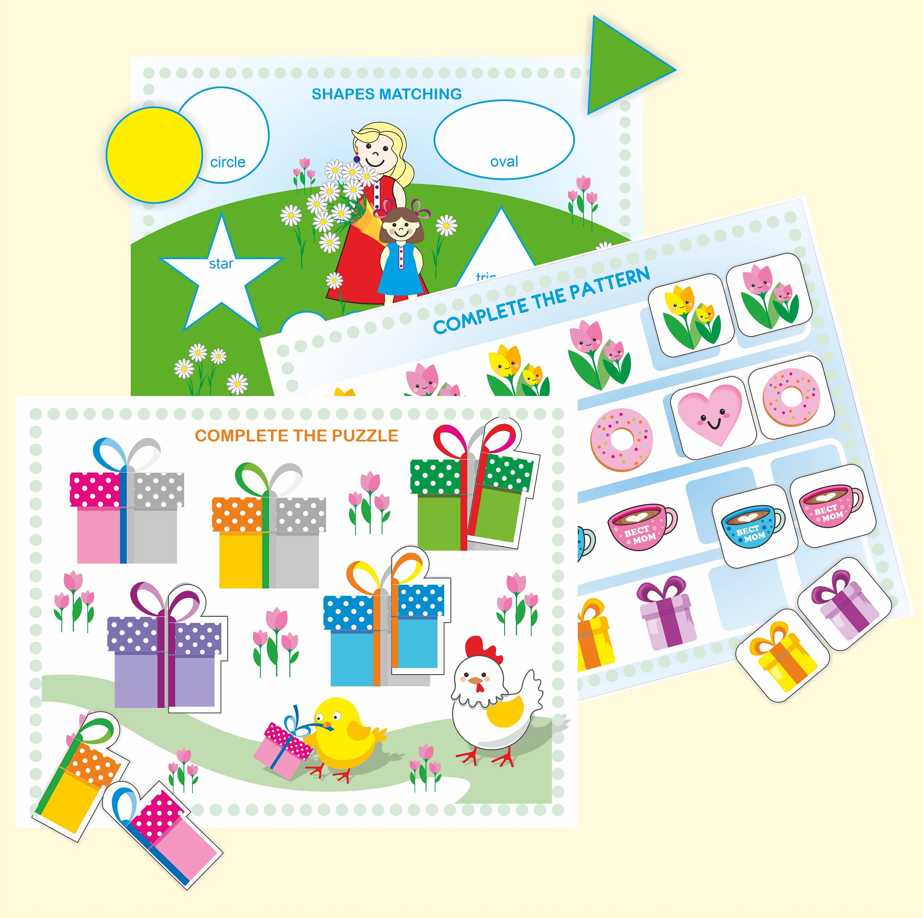 Preschool Printable Busy Book - Learning Binder Worksheets for ...