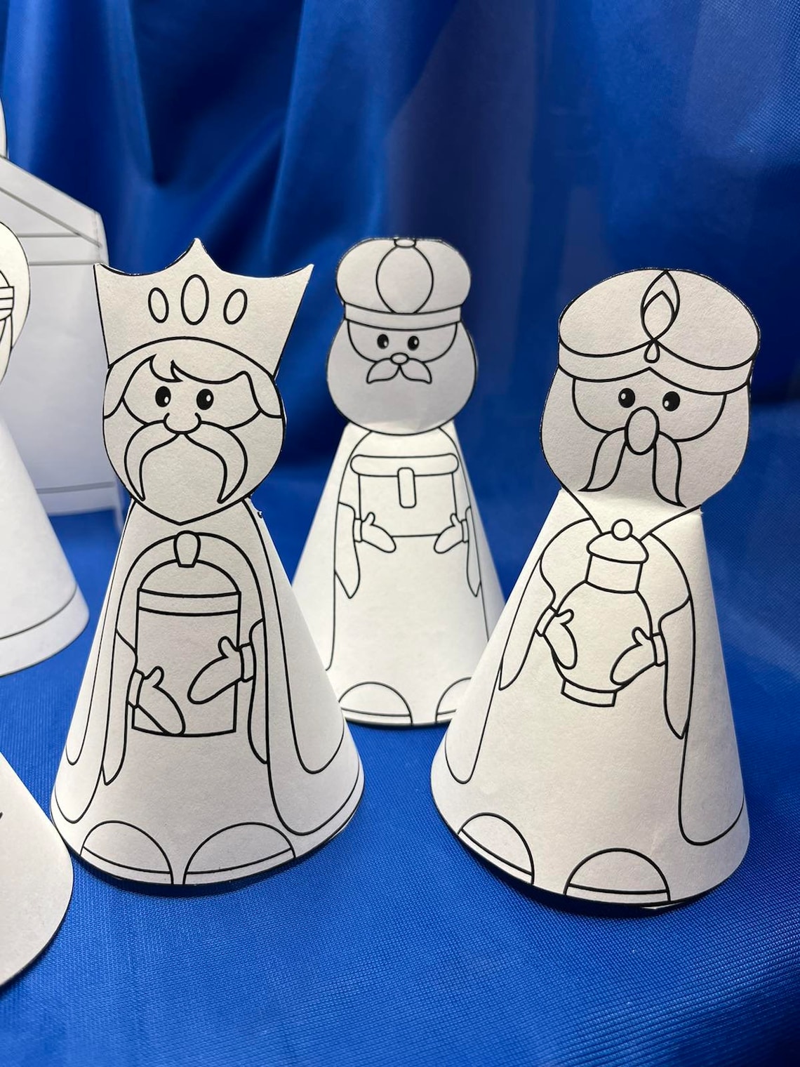 Christmas Nativity Printable Paper Dolls, Nativity Scene, Coloring ...