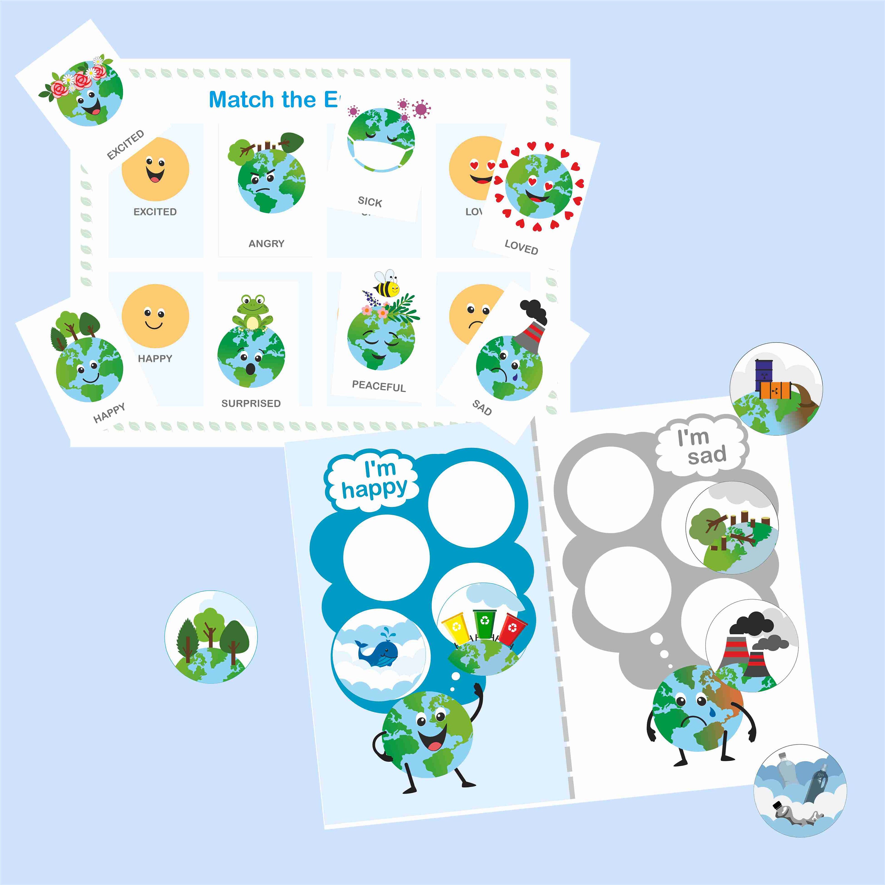 Nature Busy Book Earth Day Busy Book for Toddler Earth Day - Etsy