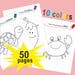 Preschool Color Learning Activity: Fun Coloring Pages (digital Download ...