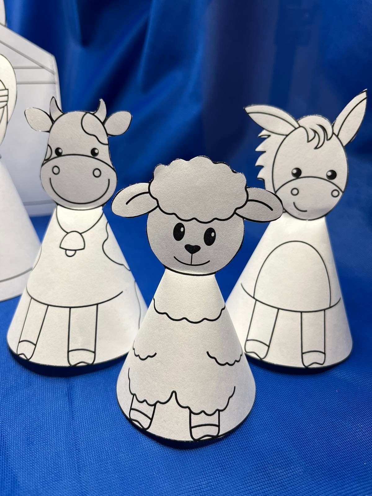 Christmas Nativity Printable Paper Dolls, Nativity Scene, Coloring ...