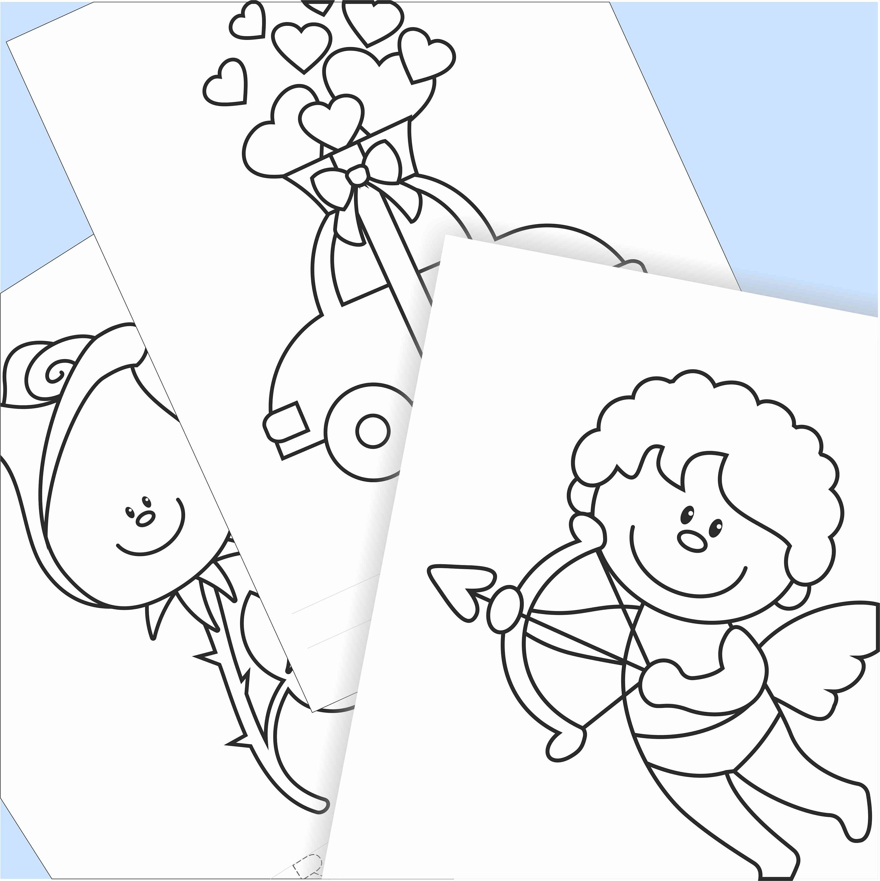 Valentine's Day Coloring Pages, Printable Coloring Pages for Kids ...