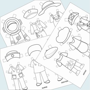 Community Helpers Coloring Pages, Community Helpers Paper Dolls ...