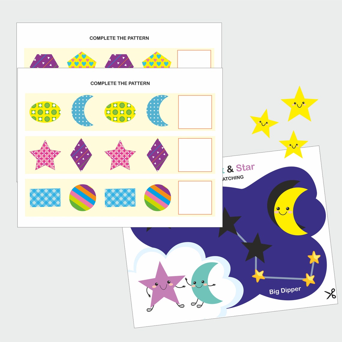 Shapes Busy Book Printable. Toddler Busy Book. Homeschool Learning ...