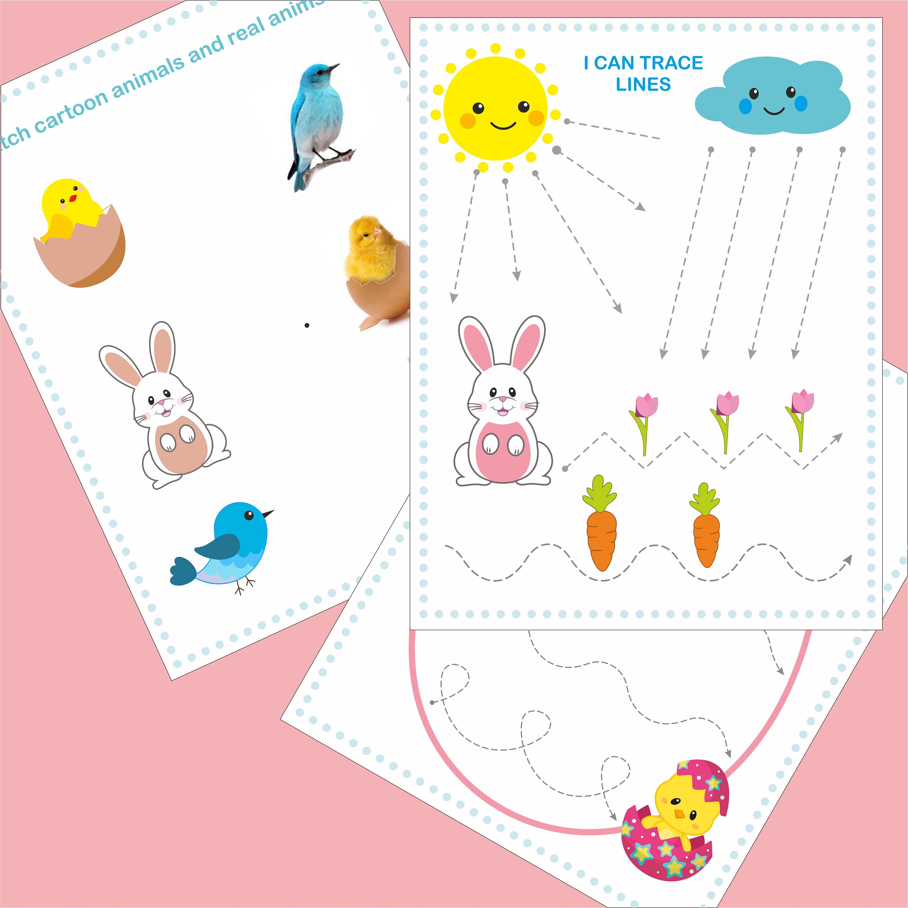 No Cut Busy Book. Easter Busy Book for Toddler. Easter Preschool ...