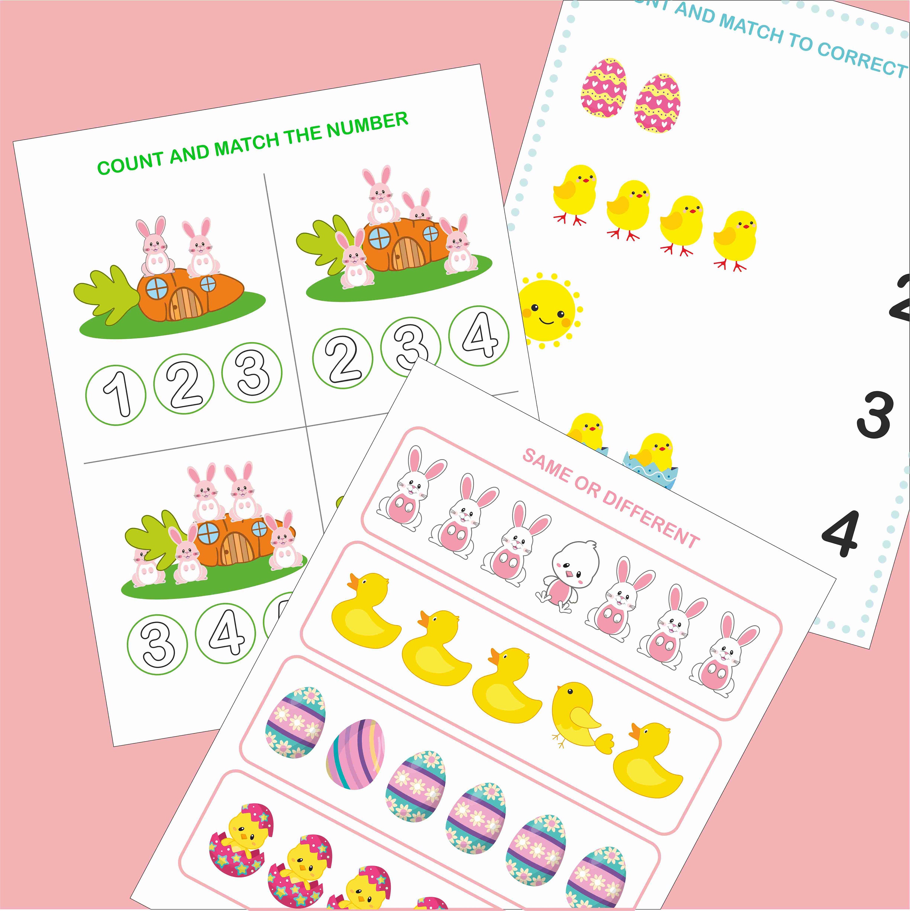No Cut Busy Book. Easter Busy Book for Toddler. Easter Preschool ...