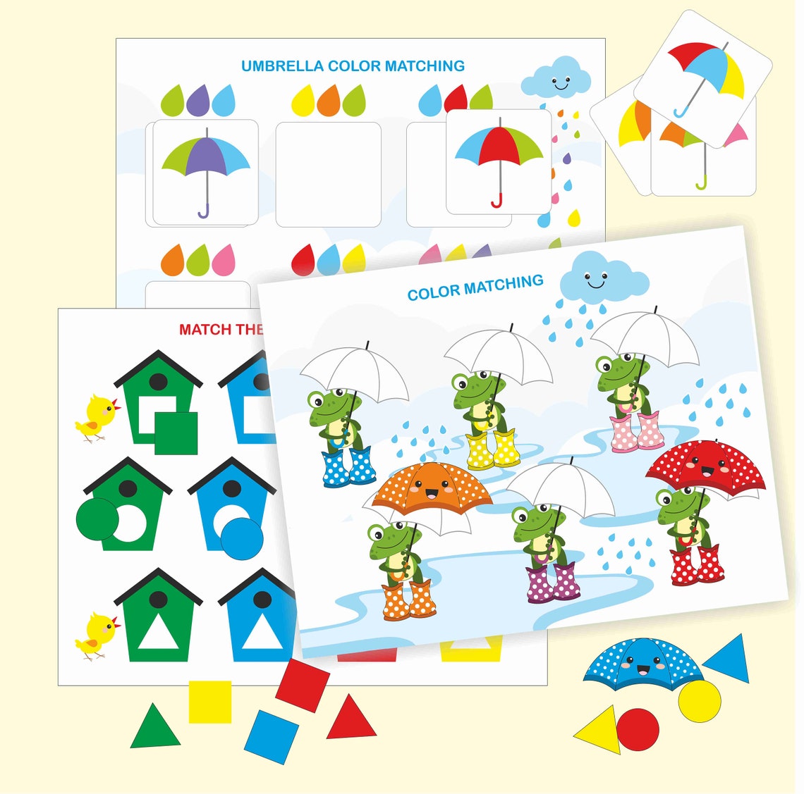 Spring Busy Book Preschool Learning Binder Preschool Activity | Etsy