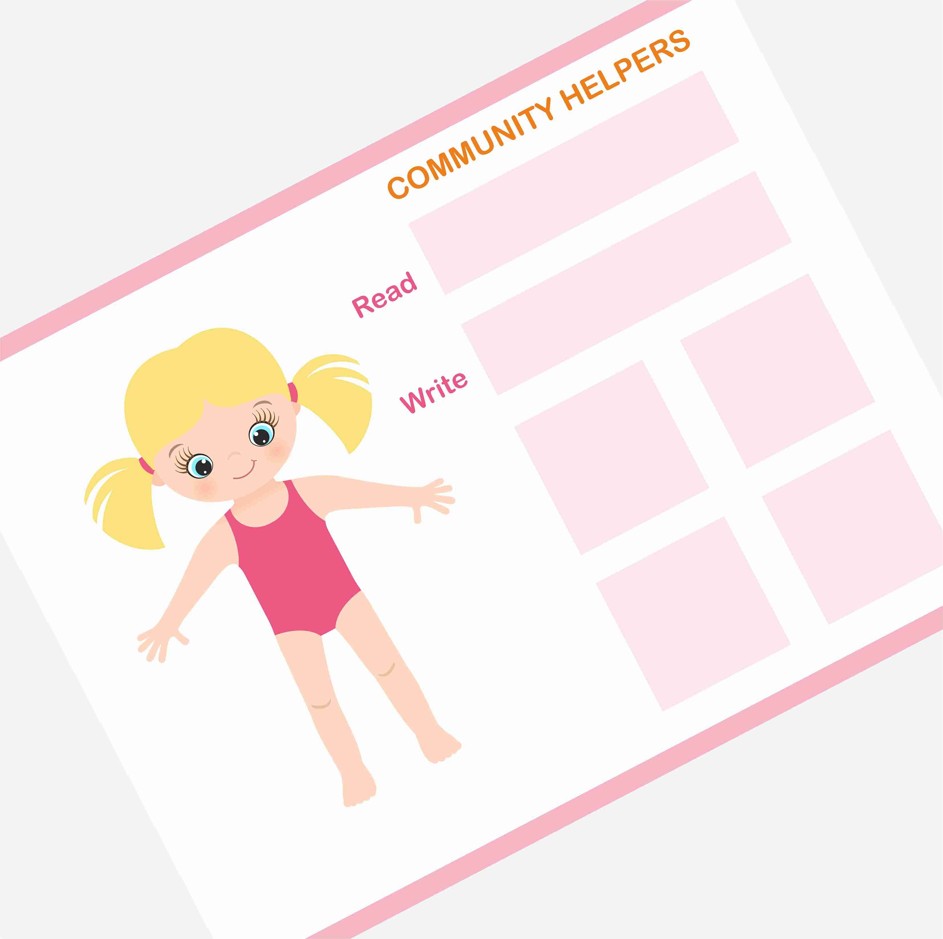 Community Helpers Busy Book: Toddler Occupation Activities (digital ...