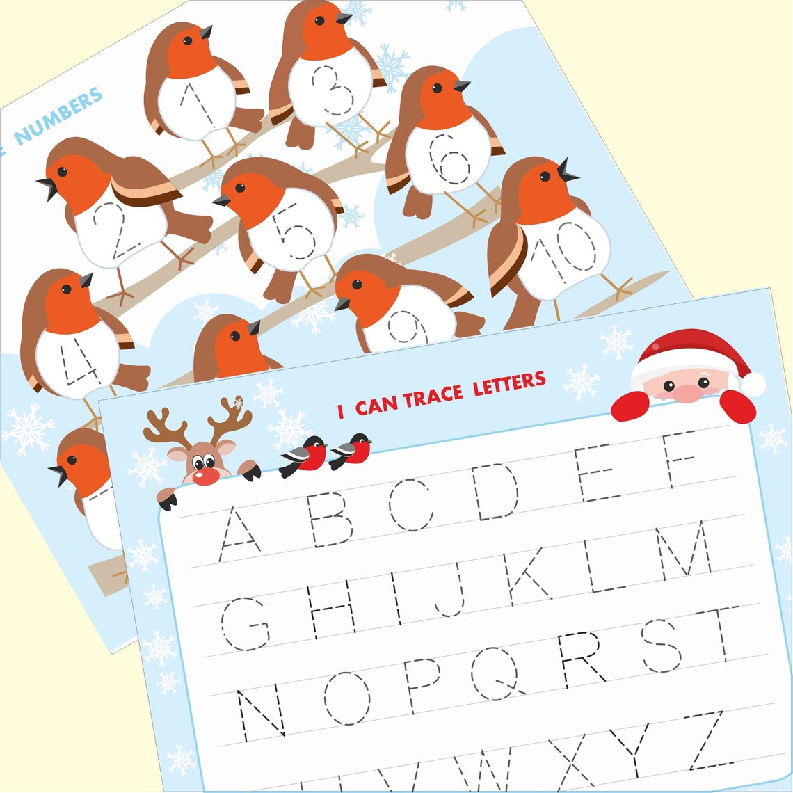 Christmas Toddler Busy Book Printable Learning Binder - Etsy