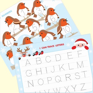 Christmas Toddler Busy Book Printable Learning Binder Christmas ...