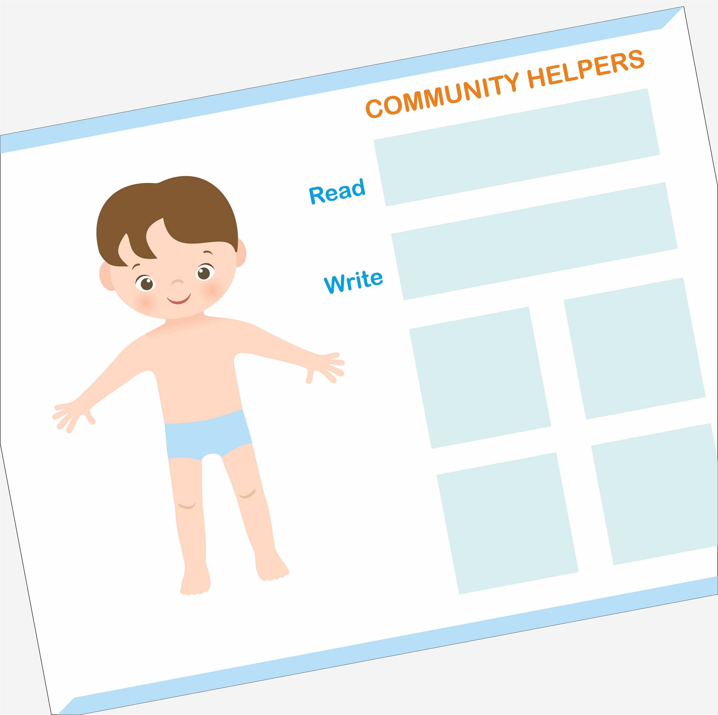 Community Helpers Printable: Montessori Preschool Activity (PDF ...