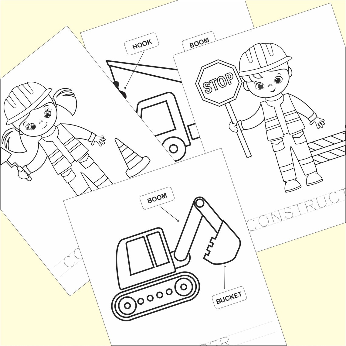 Community Helpers Coloring Pages, Community Helpers Activity ...