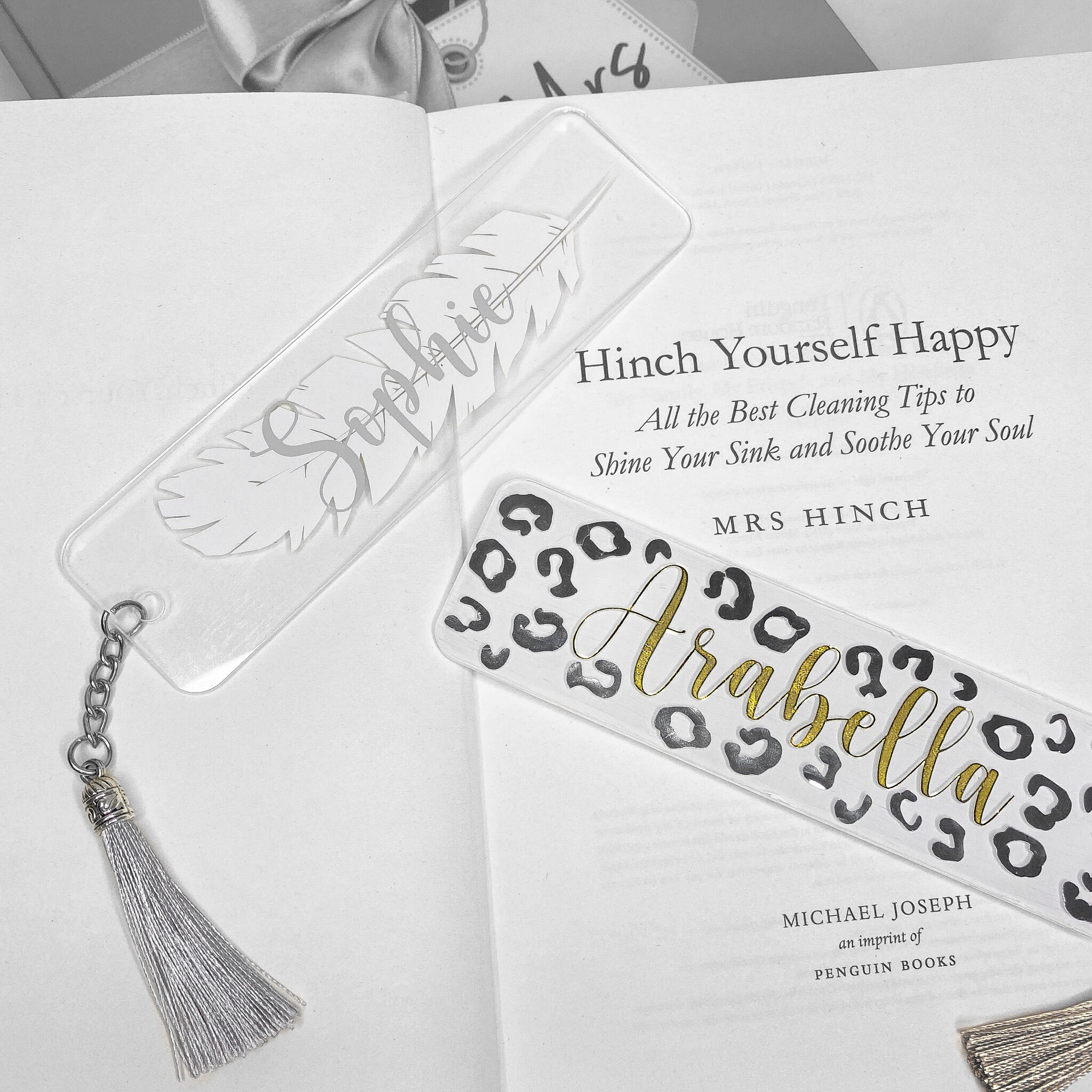 Hand Painted Personalised Bookmark Acrylic Bookmark Gift - Etsy UK