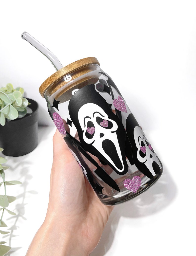 Ghost Face Scream Beer Can Glass Halloween Mug No You Hang - Etsy UK