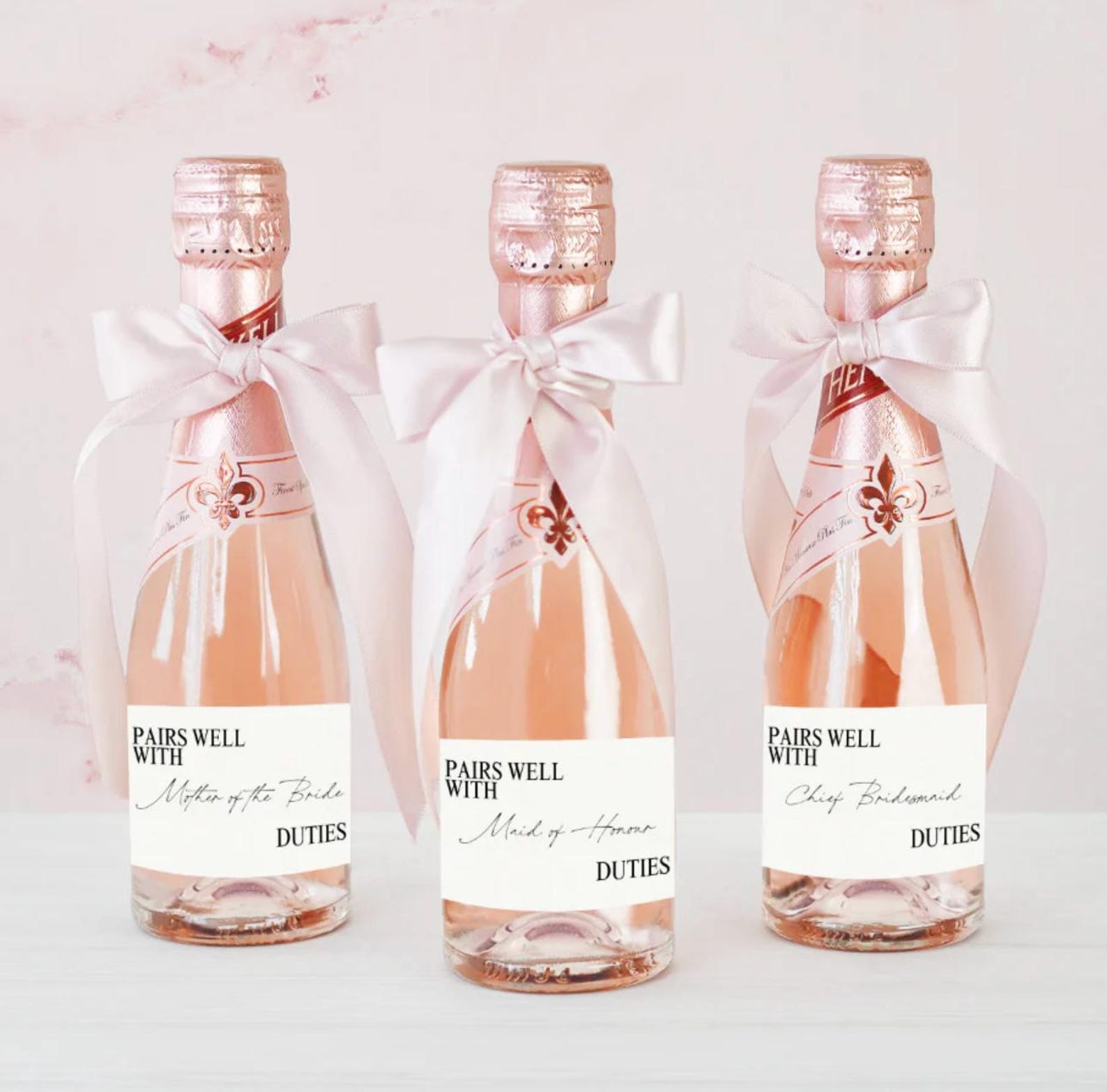 Custom Prosecco Labels for Bridal Showers | Personalised Mini Champagne ...