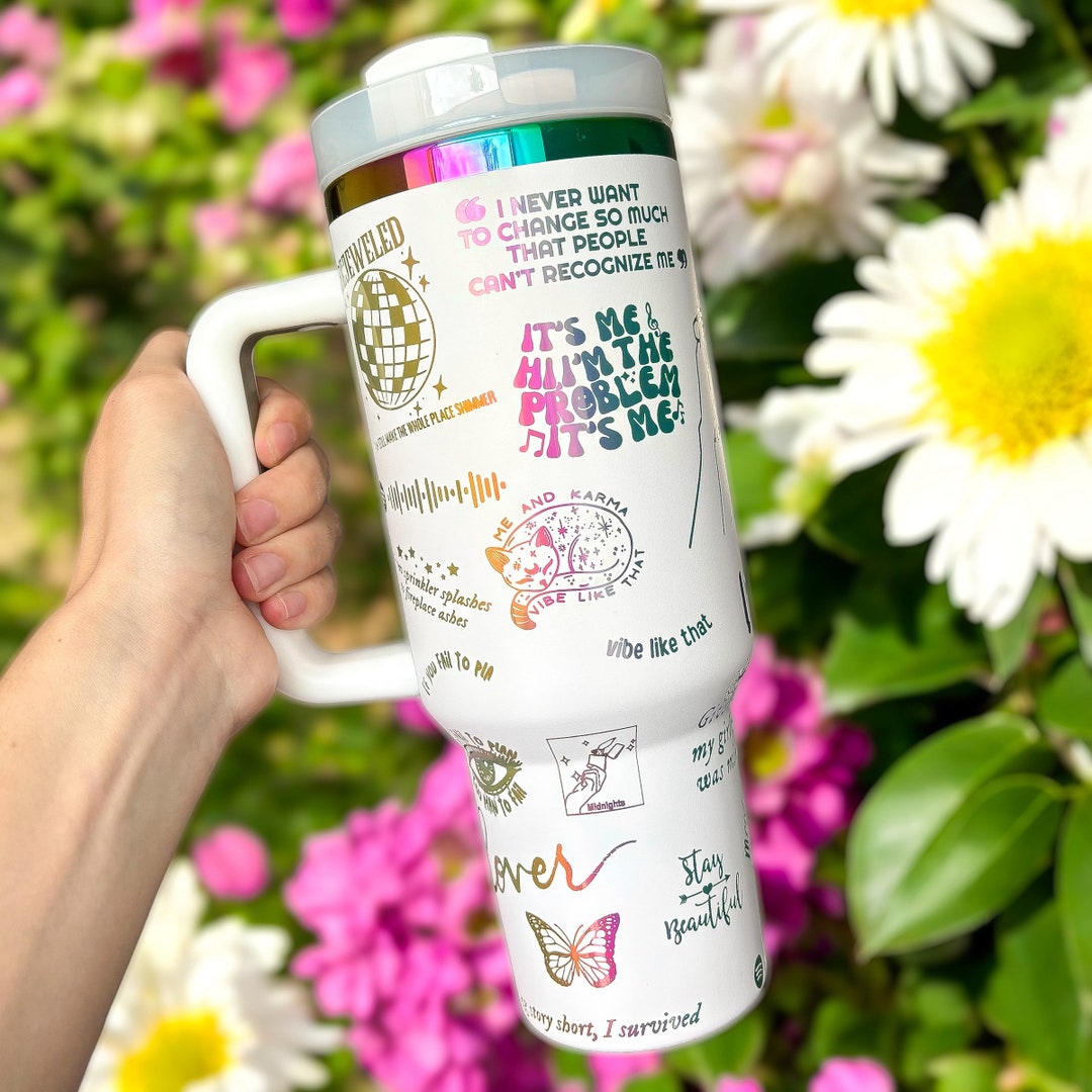 Engraved Era 40oz Tumbler Singer Cup Reusable 24oz Travel Tumbler ...