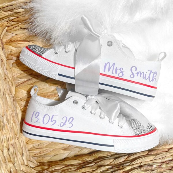 Wedding Trainers - Etsy UK