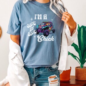 Side Chick Shirt, UTV Side by Side Riding Shirt for Women, Off-road ...