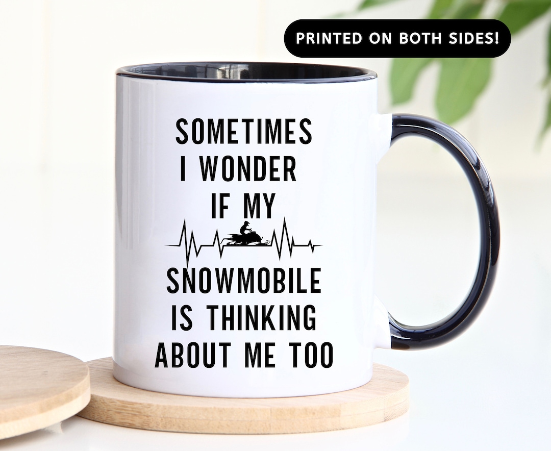 Snowmobiler Gift, Snowmobile Mug, Funny Snowmobiler Christmas Gift ...
