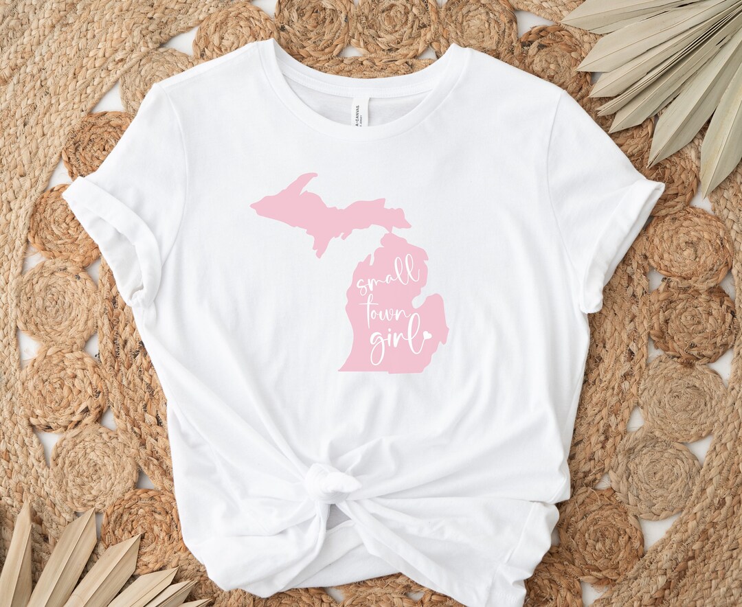 Michigan Girl Tshirt, State of Michigan Apparel, Michigan Girl, Great ...